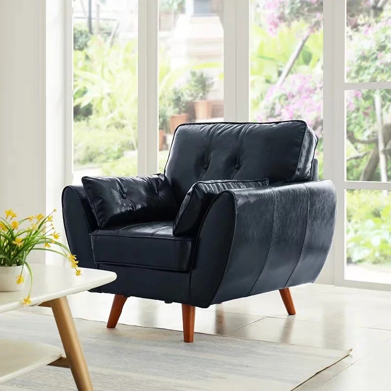Clarus PU Leather Sofa - Indigo Sofa