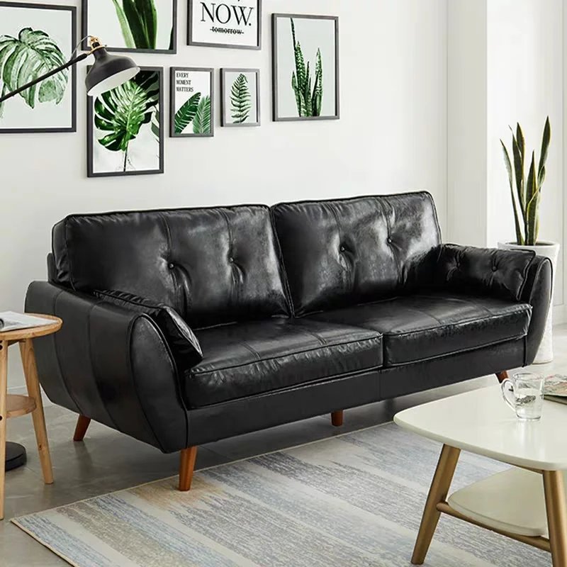 Clarus PU Leather Sofa - Indigo Sofa