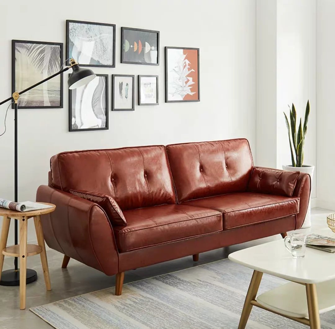 Clarus PU Leather Sofa - Indigo Sofa